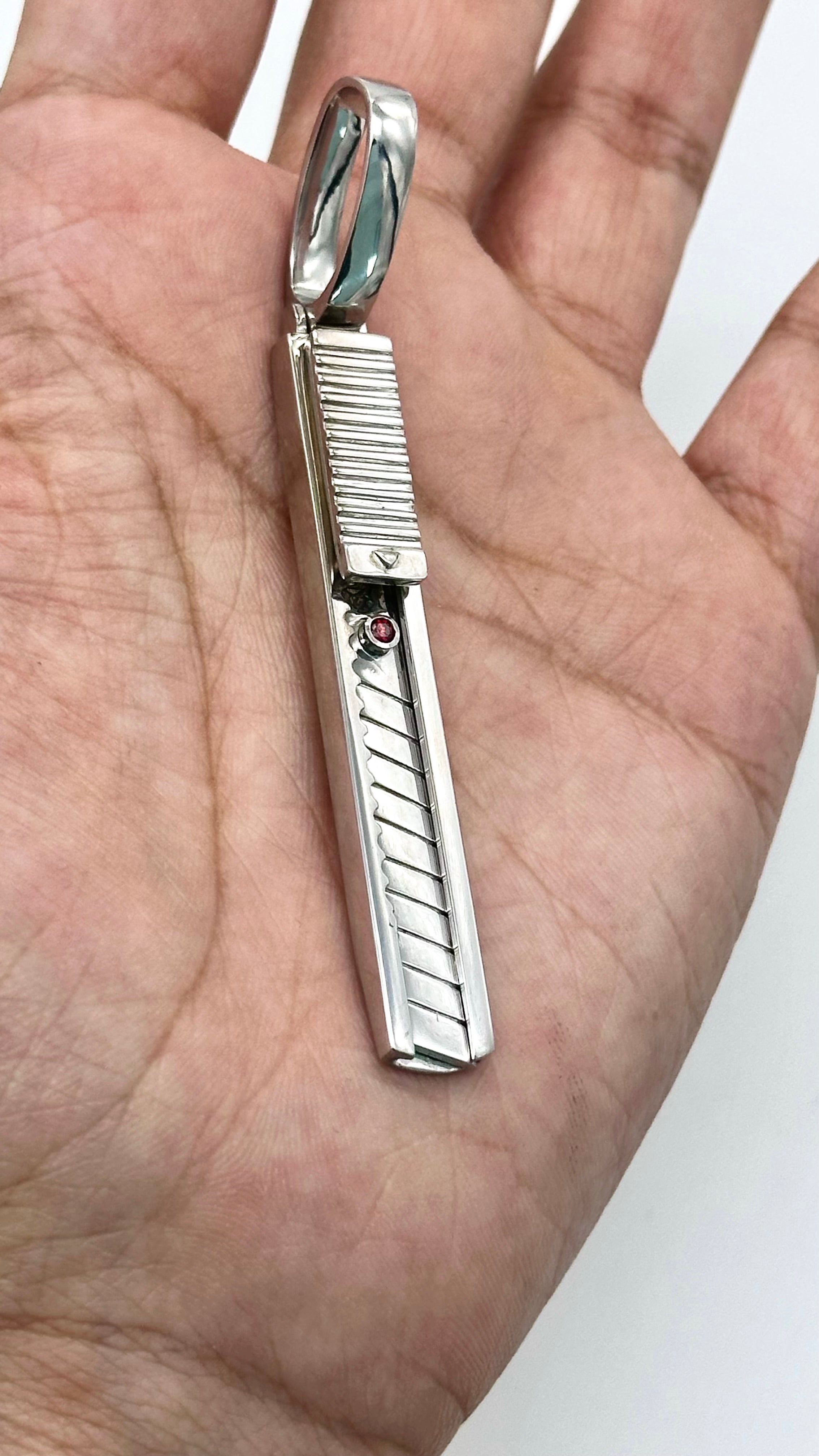 Meticulously Handcrafted Precious Metal Red Dot Pendant – Make More Money